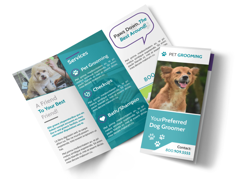 Flyer tri or double fold double-side design – Imasigns